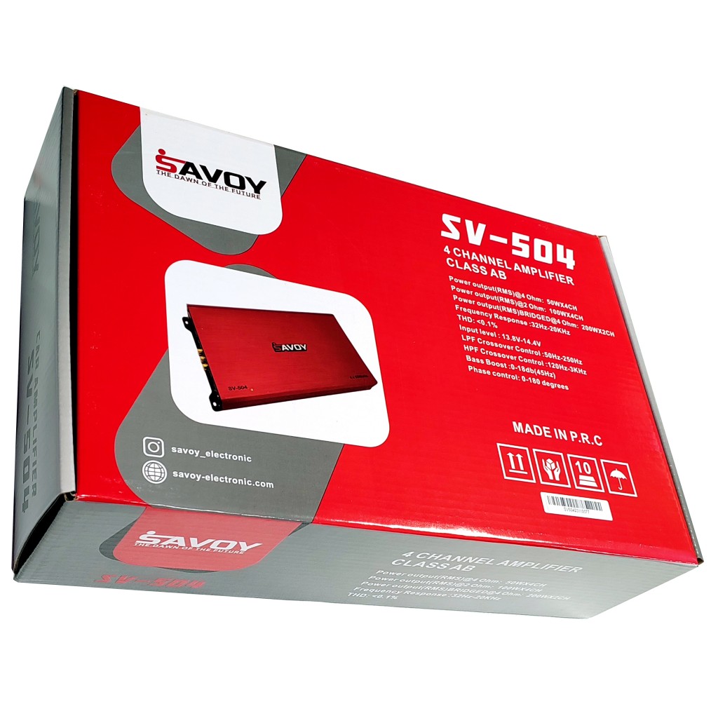 قیمت و خرید آمپلی فایر ساووی مدل SV-504 - آرانوکا