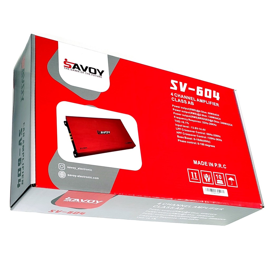 قیمت و خرید آمپلی فایر ساووی مدل SV-604 - آرانوکا