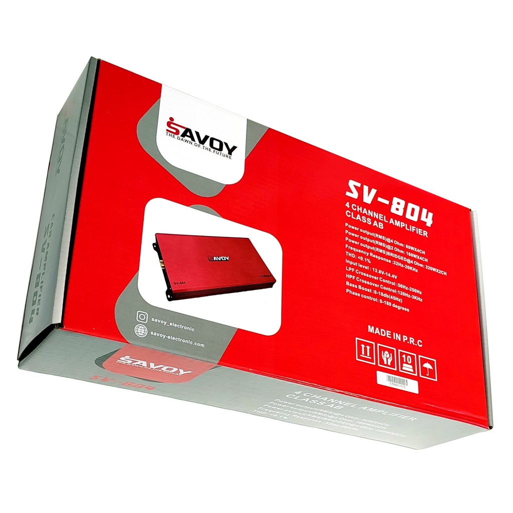 قیمت و خرید آمپلی فایر ساووی مدل SV-804 - آرانوکا